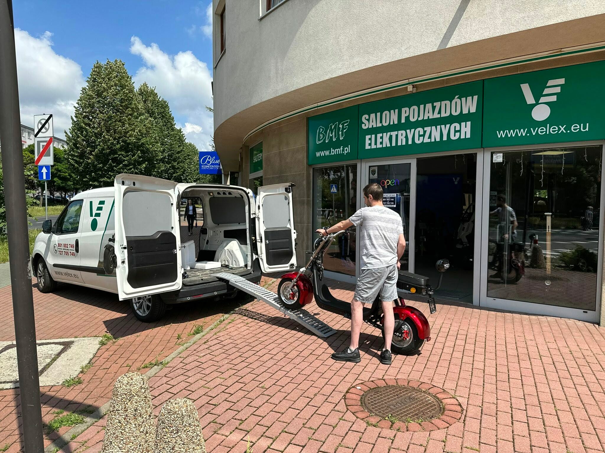 Motocykl elektryczny Velex M8 Sport