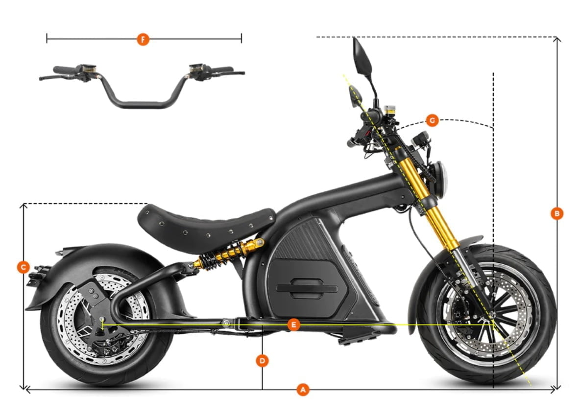 Motocykl elektryczny Velex M8 Sport